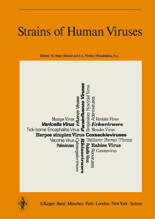 Coronavirus | Strains of Human Viruses | Books Gateway | Karger Publishers