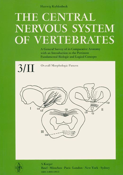 The Central Nervous System of Vertebrates, Vol. 3/IIOverall Morphologic ...