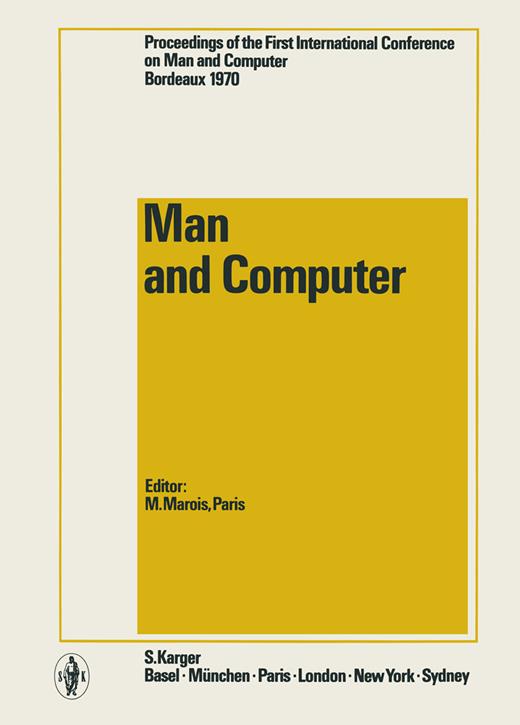 Informatique, droit et liberté | Man and Computer1st Conference ...