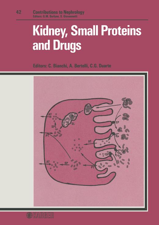 Kidney, Small Proteins and Drugs3rd International Symposium of ...