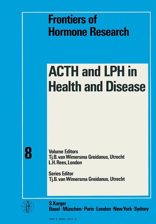 Pro-Opiocortin: The ACTH/LPH Common Precursor Protein | ACTH and LPH in ...