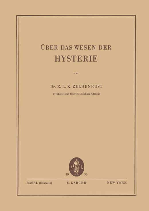Title Page / Vorwort / Inhalt | Über das Wesen der Hysterie | Books ...