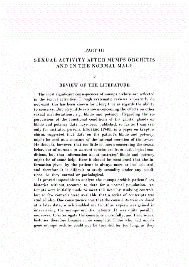 SEXUAL ACTIVITY AFTER MUMPS ORCHITIS AND IN THE NORMAL MALE | Acta ...