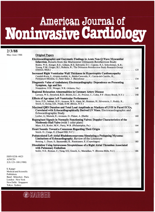 Increased Right Ventricular Wall Thickness in Hypertrophic ...