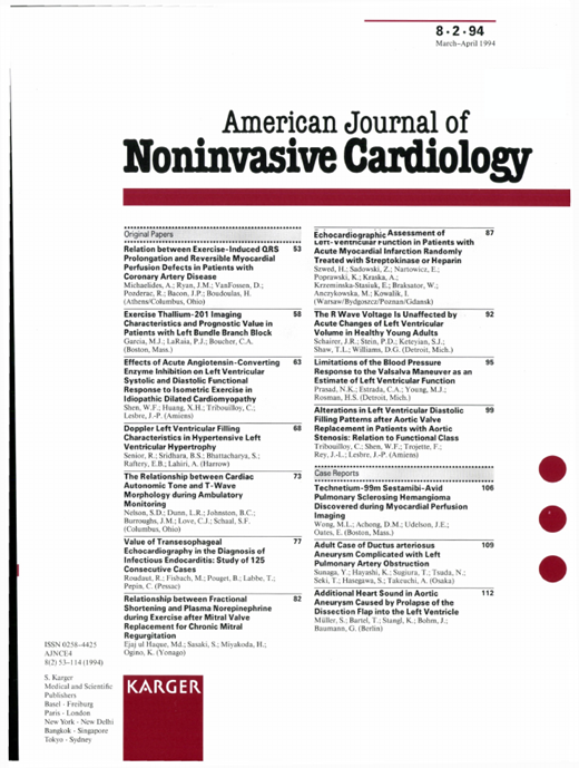 Exercise Thallium-201 Imaging Characteristics and Prognostic Value in ...