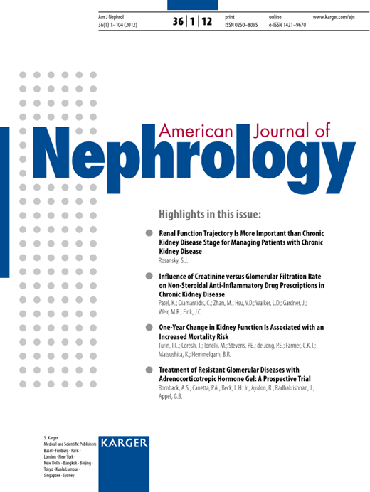 Renal Function Trajectory Is More Important than Chronic Kidney Disease ...