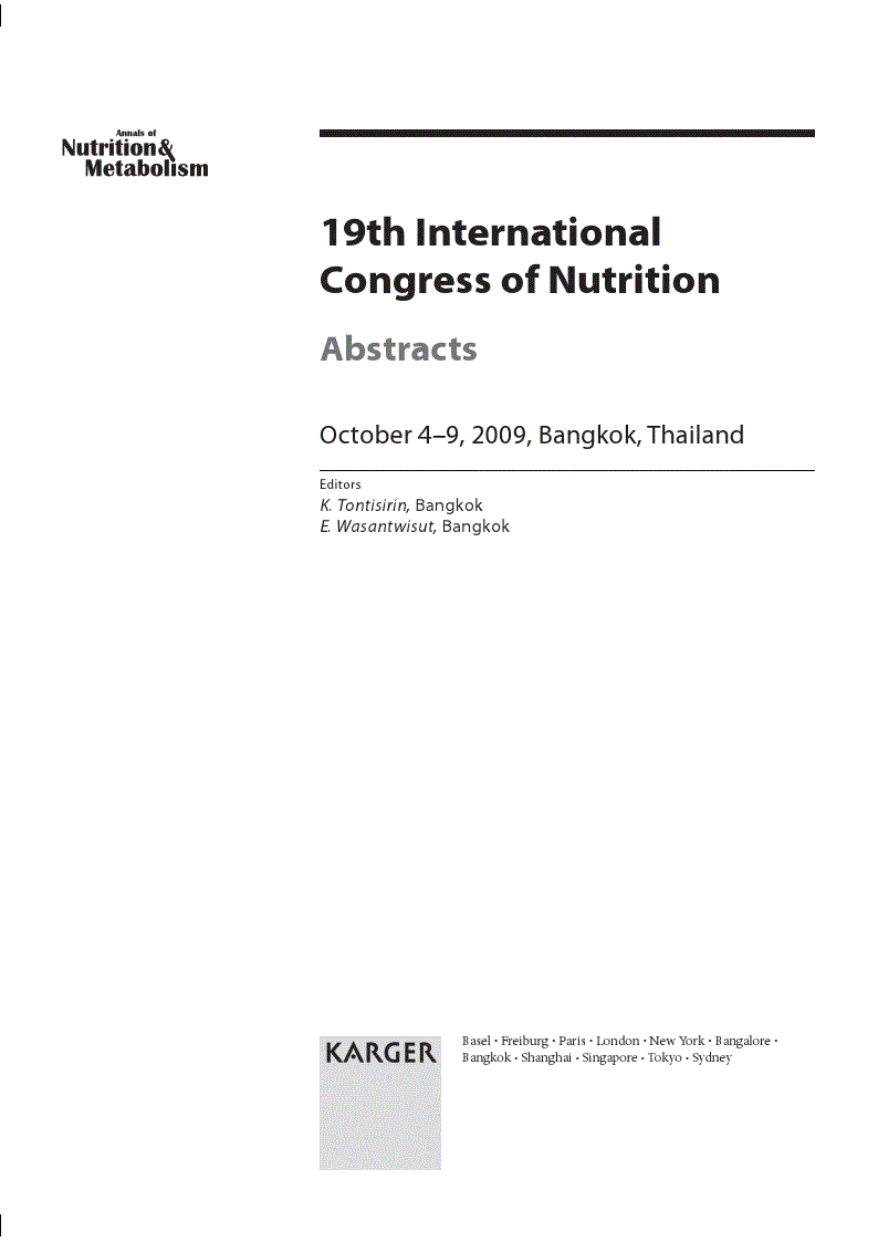 Title Page / Table of Contents | Annals of Nutrition and Metabolism ...