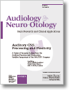 Title Page / Table of Contents | Audiology and Neurotology | Karger ...