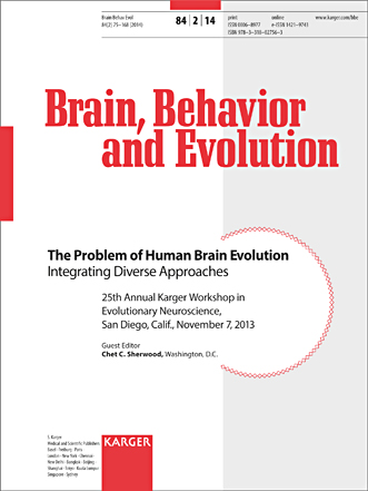 Perspectives on Human Brain Evolution | Brain Behavior and Evolution ...
