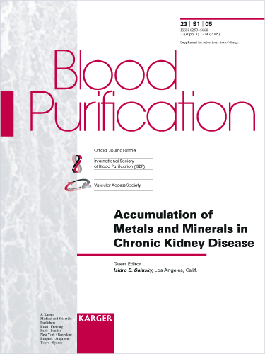 Foreword | Blood Purification | Karger Publishers