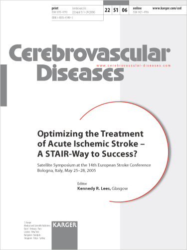 The Need for New Therapies for Acute Ischaemic Stroke | Cerebrovascular ...