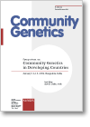 Community Genetics in Developing Countries | Community Genetics ...