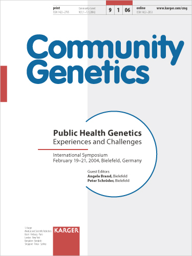 Public Health Genetics and Social Justice | Community Genetics | Karger ...