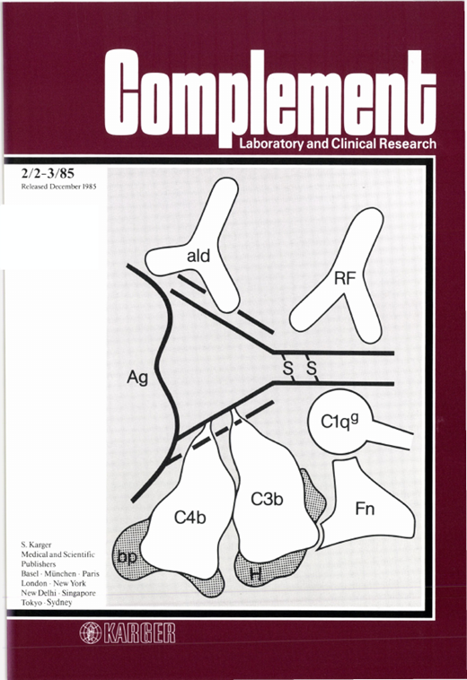 Immunoelectrophoretic Analysis of C4 Split Products Expressing D but ...