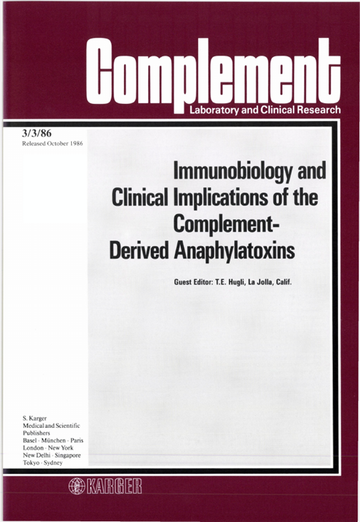 Clinical Utility of Complement Anaphylatoxin Assays | Complement ...