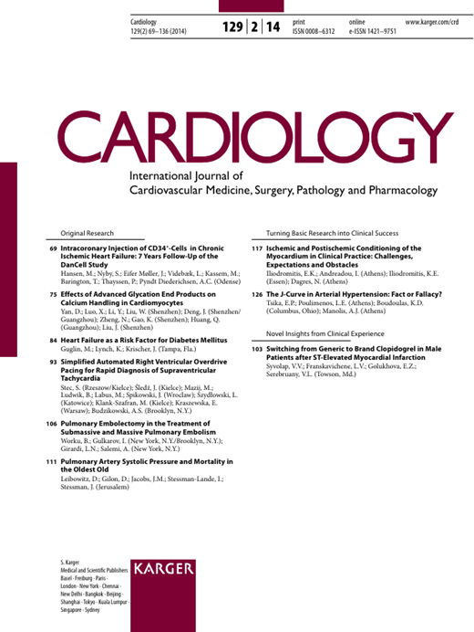 Intracoronary Injection of CD34+-Cells in Chronic Ischemic Heart ...