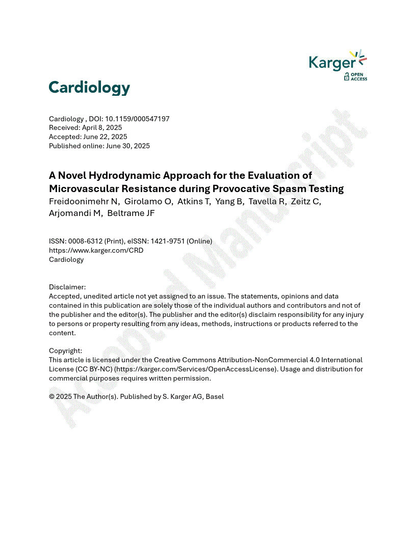 A Novel Hydrodynamic Approach for the Evaluation of Microvascular ...
