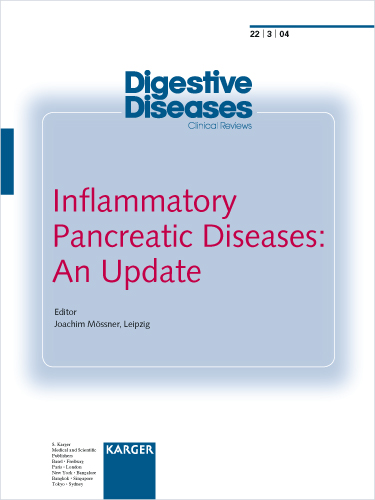 Tropical Pancreatitis | Digestive Diseases | Karger Publishers