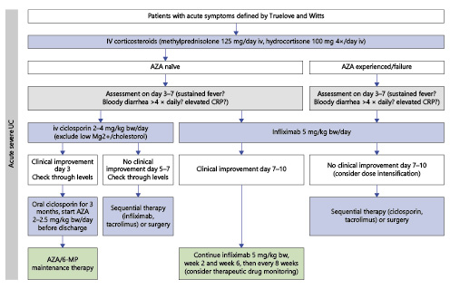 Treatment Algorithm for Mild and Moderate-to-Severe Ulcerative Colitis ...