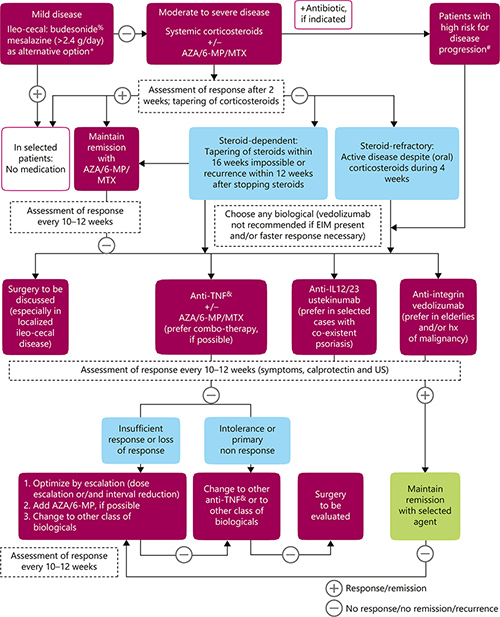 Treatment Algorithms for Crohn’s Disease | Digestion | Karger Publishers