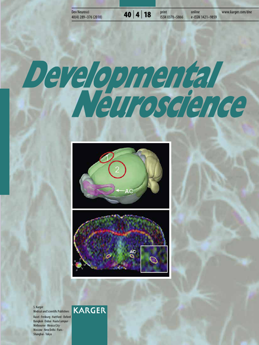 Volume 40 Issue 4 | Developmental Neuroscience | Karger Publishers