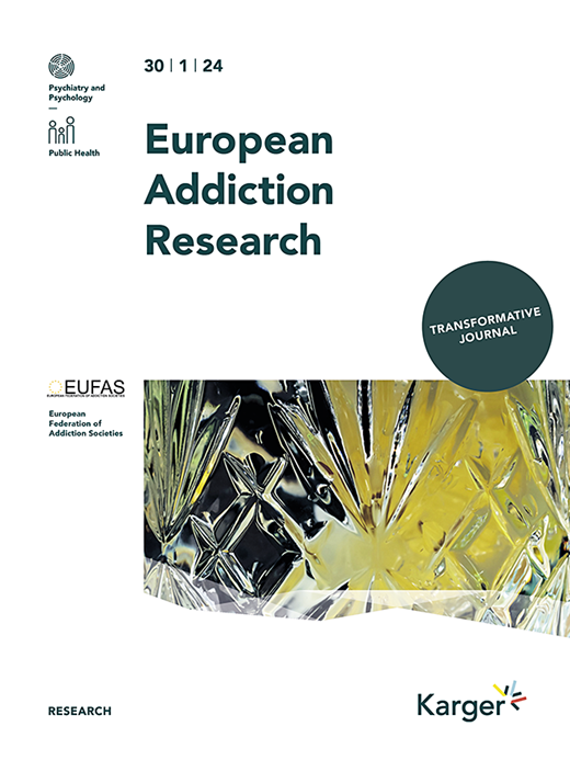 Volume 30 Issue 1 | European Addiction Research | Karger Publishers