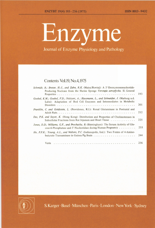 Adaptation of Red Cell Enzymes and Intermediates in Metabolic Disorders ...