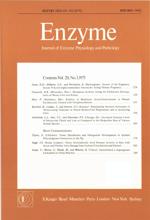Relationship between Activation of ‘Detoxicating’ Enzymes in Stored ...