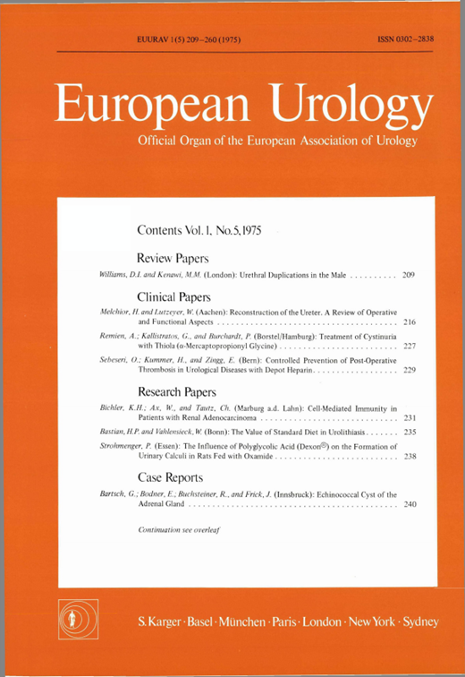 Urethral Duplications in the Male | European Urology | Karger Publishers