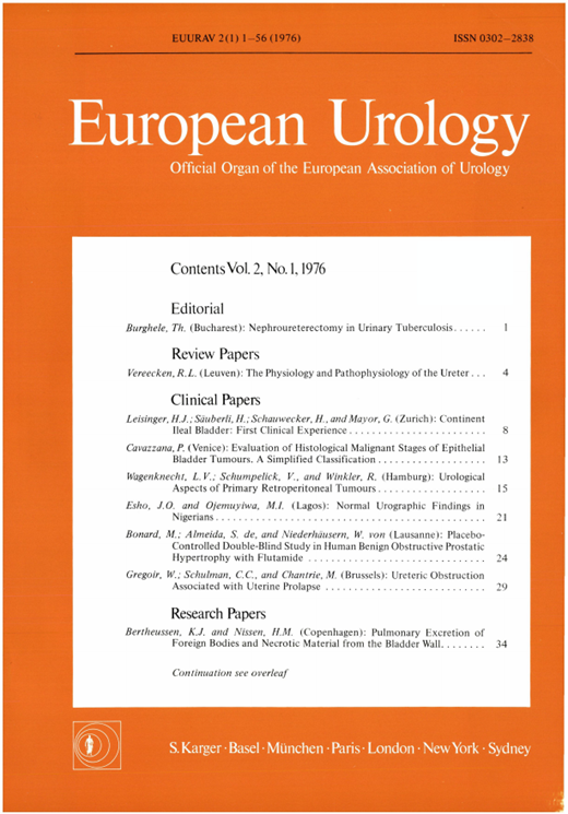 Continent Ileal Bladder: First Clinical Experience | European Urology ...