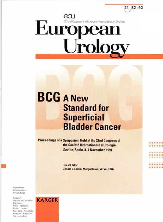BCG Therapy in Superficial Bladder Tumours - Complications and ...