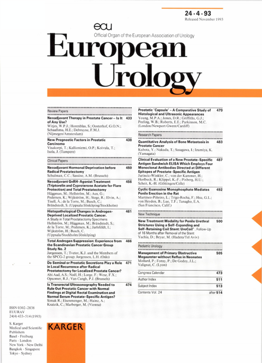 Is Transrectal Ultrasonography Needed to Rule Out Prostatic Cancer with ...