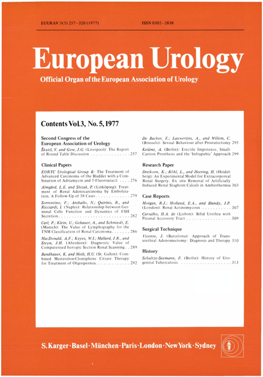 History of Urogenital Tuberculosis | European Urology | Karger Publishers