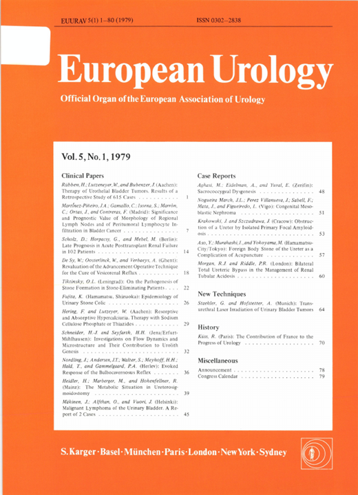 On the Pathogenesis of Stone Formation in Stone-Eliminating Patients ...