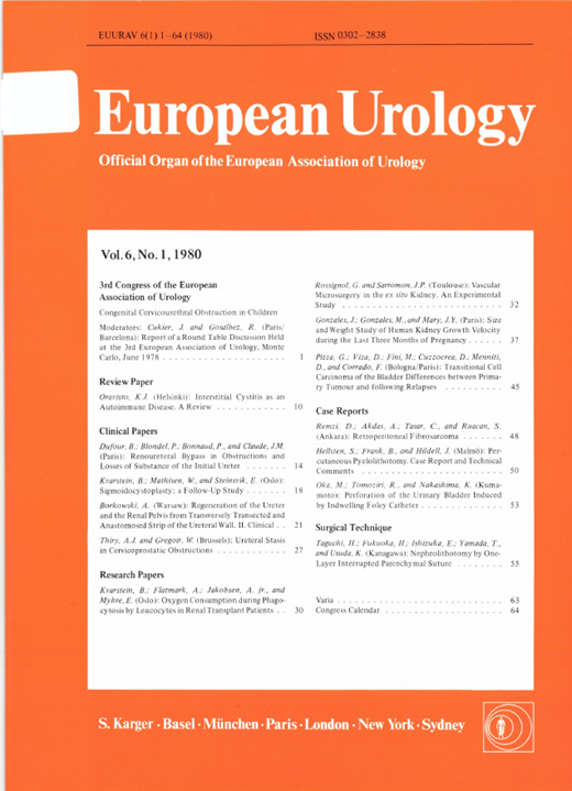 Percutaneous Pyelolithotomy | European Urology | Karger Publishers