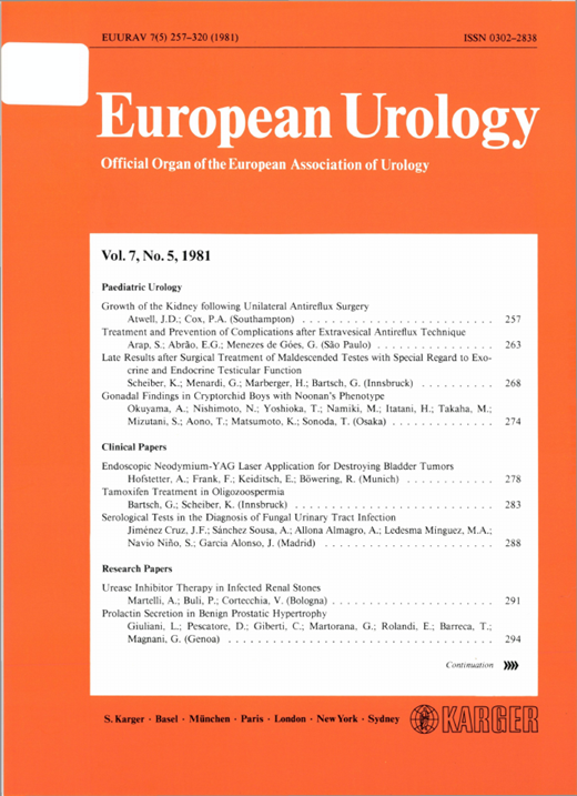 Urease Inhibitor Therapy in Infected Renal Stones | European Urology ...