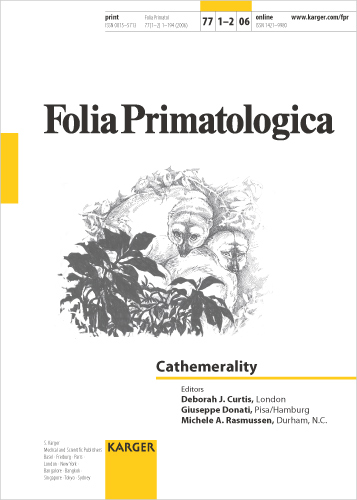 Cathemerality and Lunar Periodicity of Activity Rhythms in Owl Monkeys ...