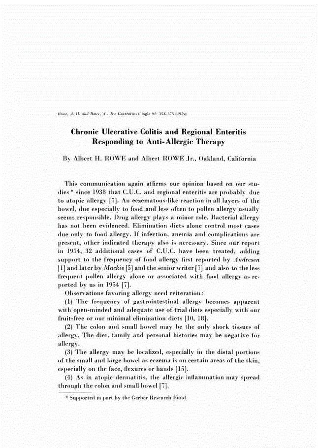 Chronic Ulcerative Colitis and Regional Enteritis Responding to Anti ...