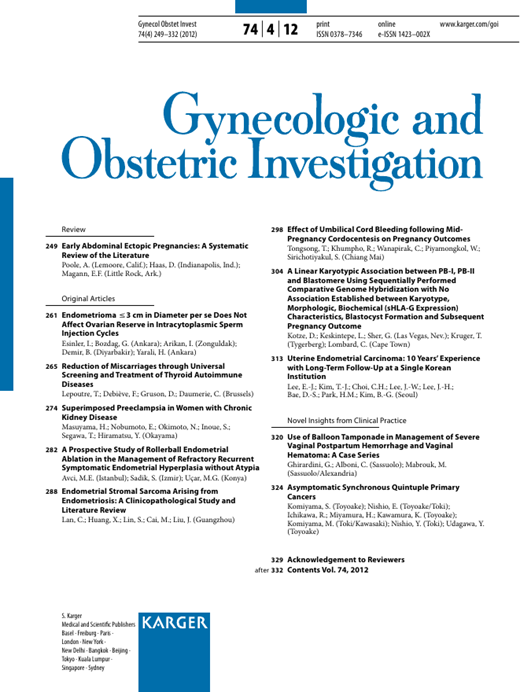 Effect of Umbilical Cord Bleeding following Mid-Pregnancy Cordocentesis ...