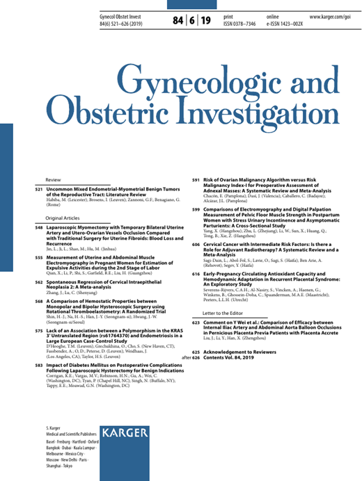 Risk of Ovarian Malignancy Algorithm versus Risk Malignancy Index-I for Preoperative Assessment ...