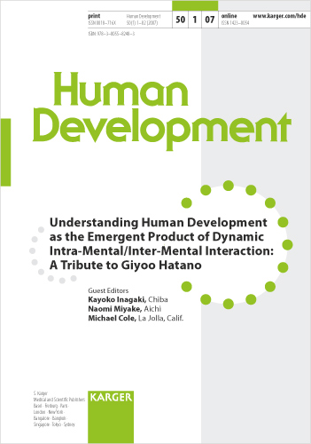 Introduction | Human Development | Karger Publishers