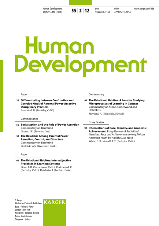 Socialization and the Role of Power Assertion | Human Development ...
