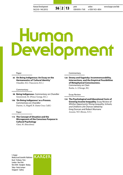 Being Indigenous | Human Development | Karger Publishers