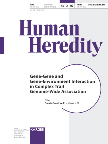 Detection of Gene × Gene Interactions in Genome-Wide Association ... Detection of Gene × Gene Interactions in Genome-Wide Association ...