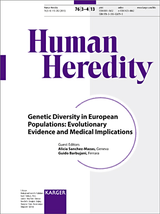 European Genetic Diversity through Space and Time | Human Heredity ...