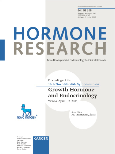 Volume 64 Issue Suppl. 2 | Hormone Research in Paediatrics | Karger ...