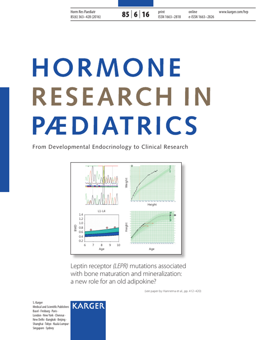 Paediatric Endocrine Training in the EU | Hormone Research in ...