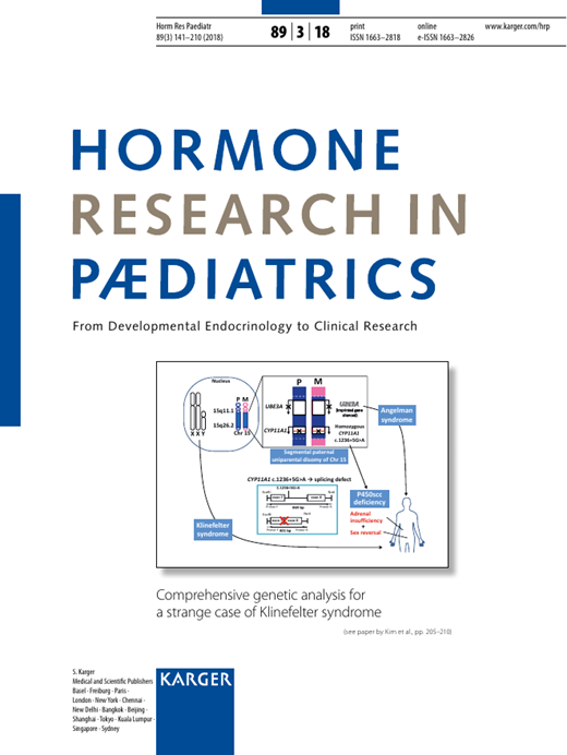 Children with a History of Premature Adrenarche Have Good Health ...