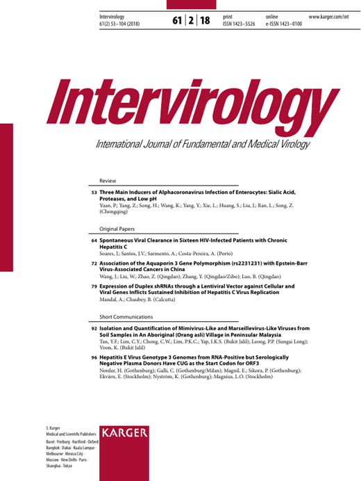 Volume 61 Issue 2 | Intervirology | Karger Publishers