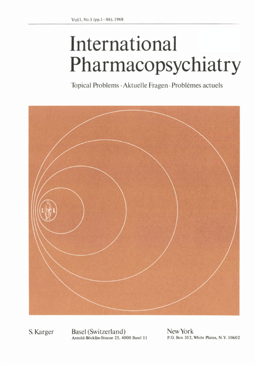 Profiles of Activity of Psychotropic Drugs A Way to Predict Therapeutic ...